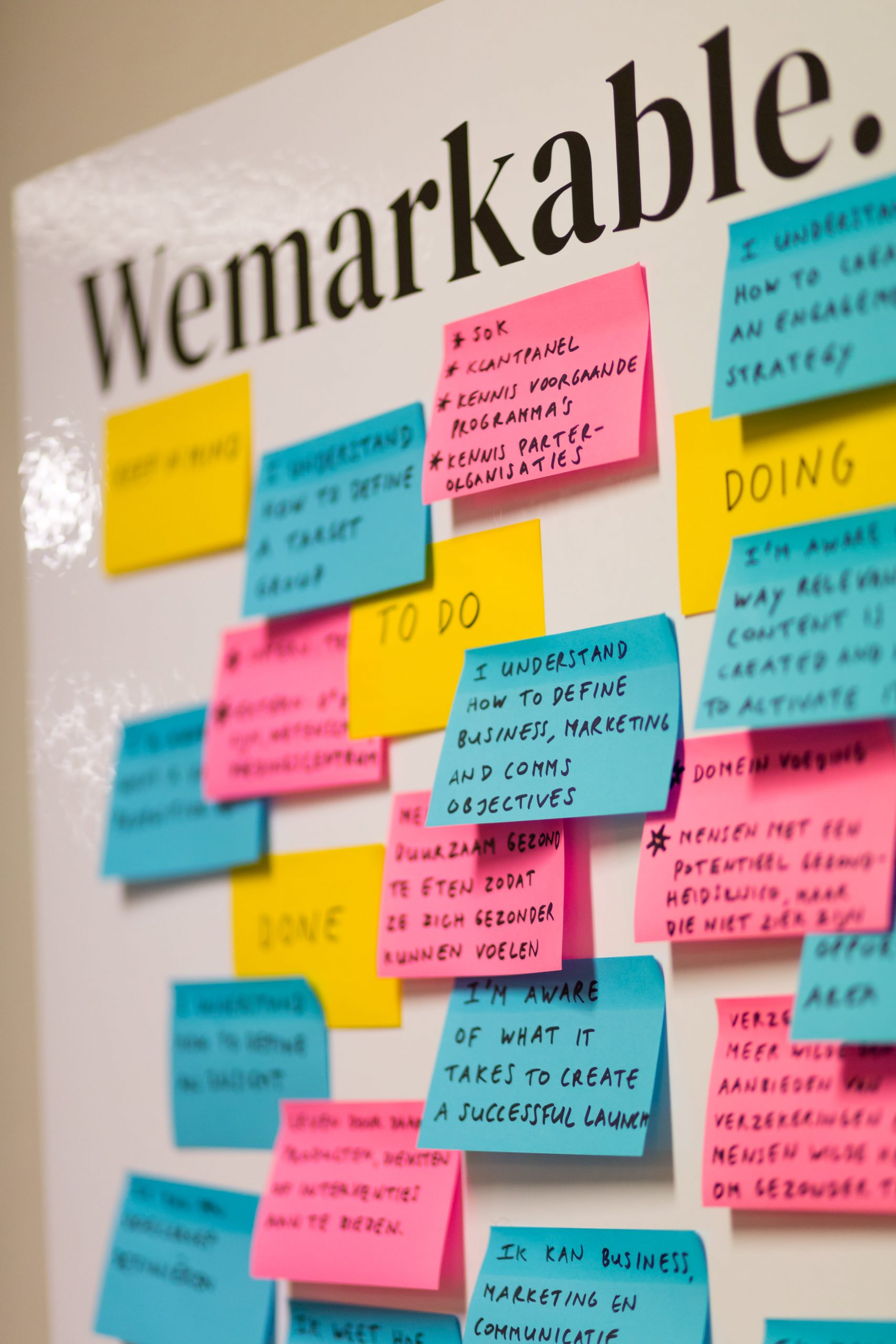 Welkom bij Wemarkable - Consultancy & Training